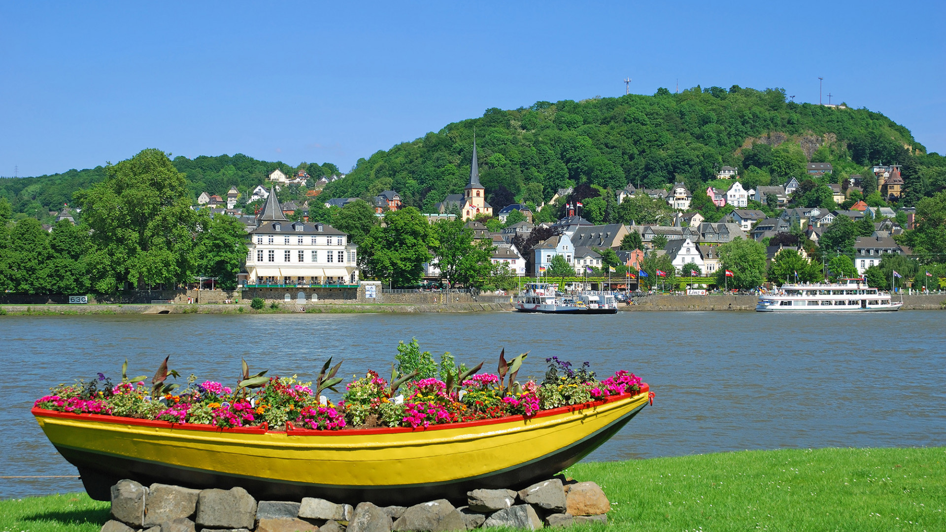 Halfpension in Remagen met panoramisch uitzicht over het Rijndal Halfpension in Remagen met panoramisch uitzicht over het Rijndal